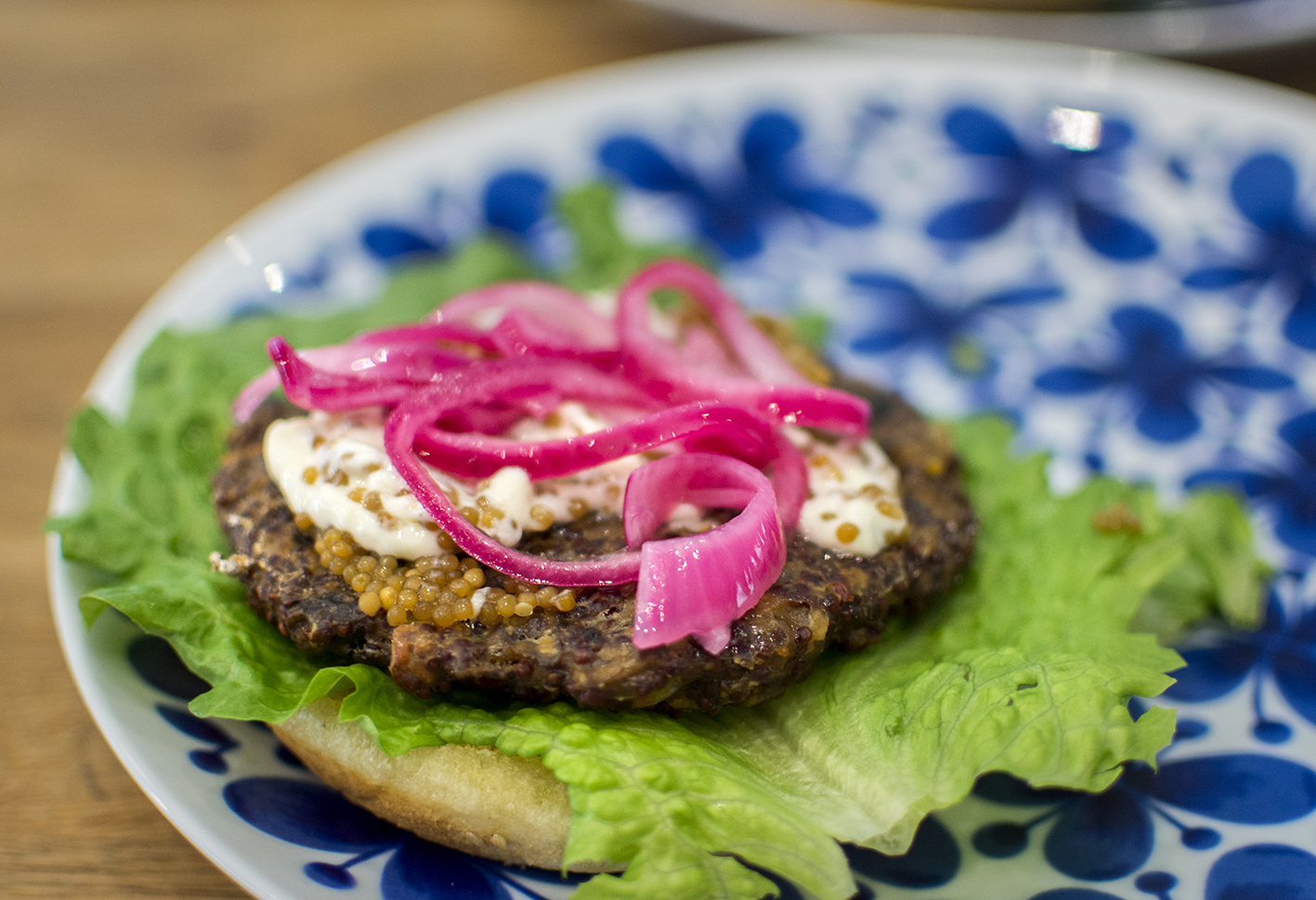Slow burger med quinoa och champinjon – Veckans Vego